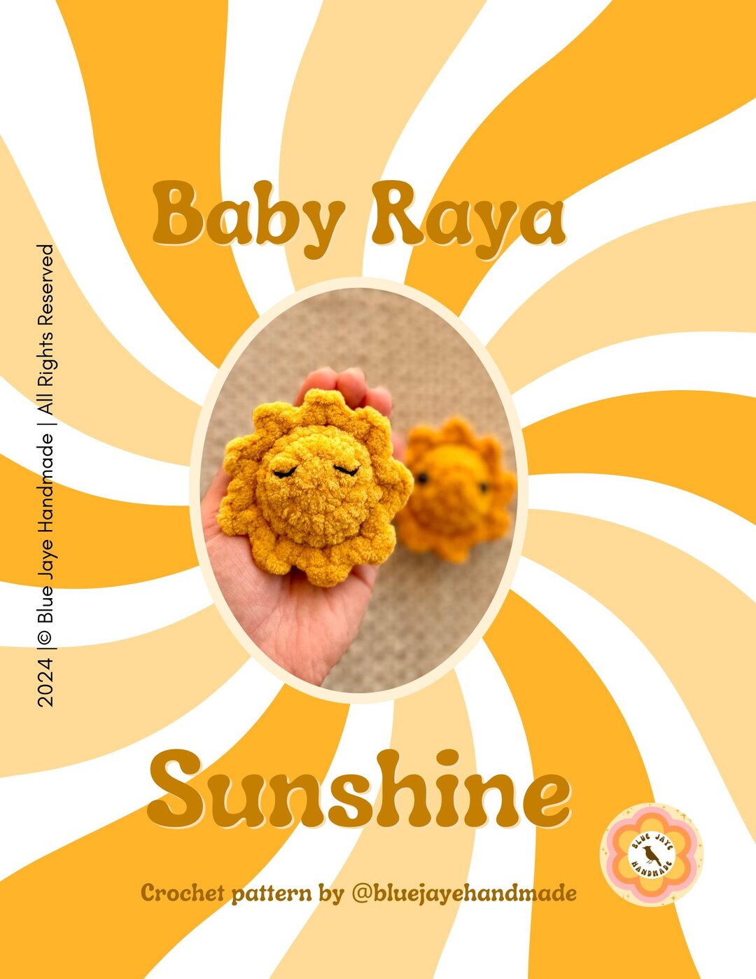 Baby Raya Sunshine Crochet Pattern | Amigurumi Sun Friend | Tiny Sun - Etsy