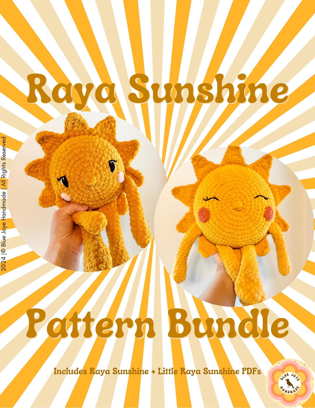 Raya Sunshine Crochet Pattern Bundle (raya + Little Raya Included ...