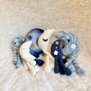 Luna Moon Crochet Pattern | Amigurumi Moon Pattern - Etsy