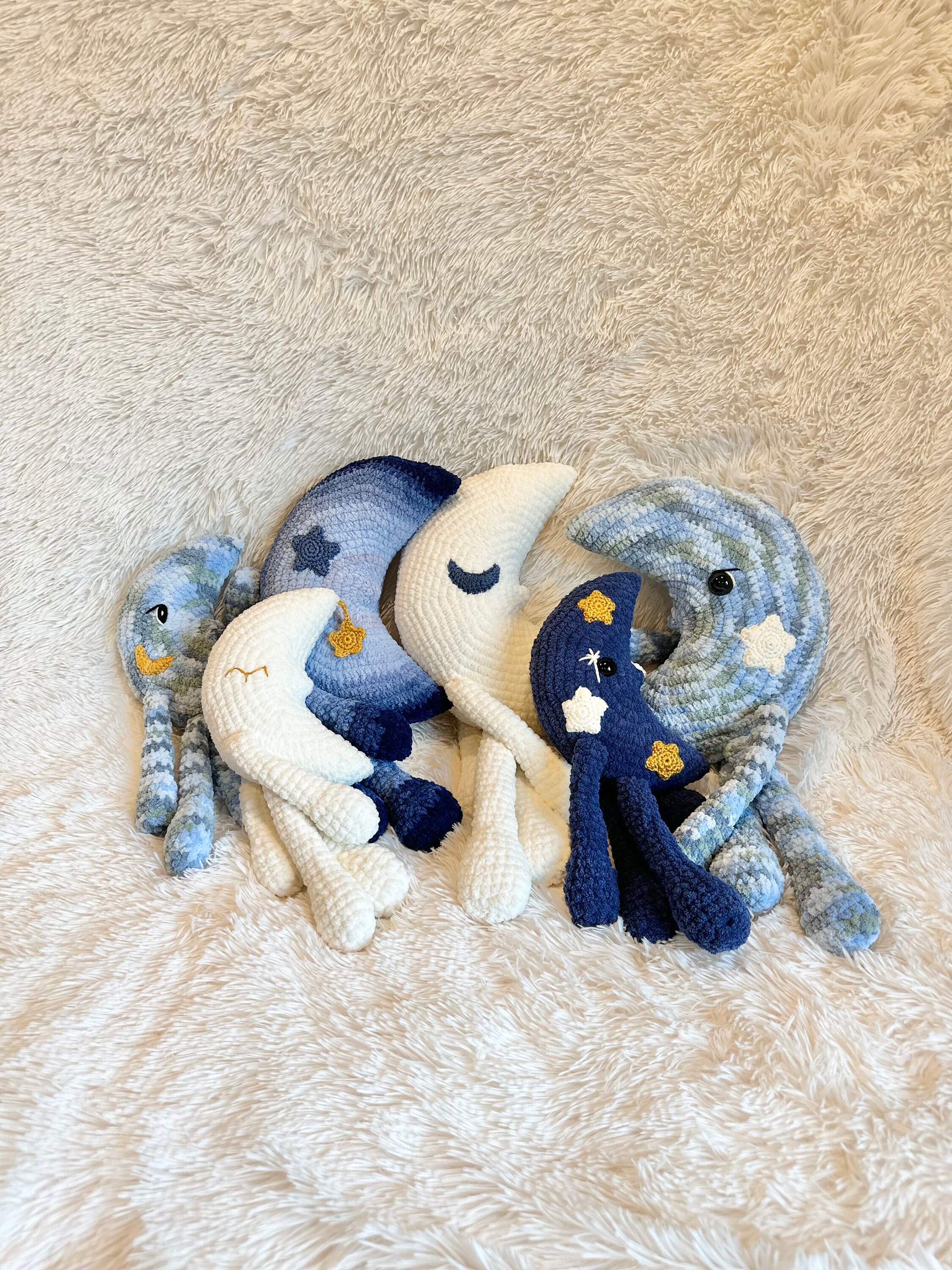 Luna Moon Crochet Pattern | Amigurumi Moon Pattern - Etsy