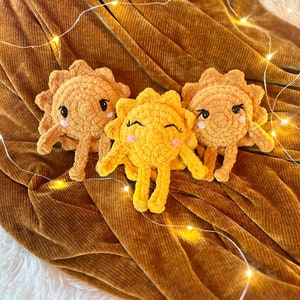 Mini Raya Sunshine Crochet Pattern | Amigurumi Sun Pattern - Etsy