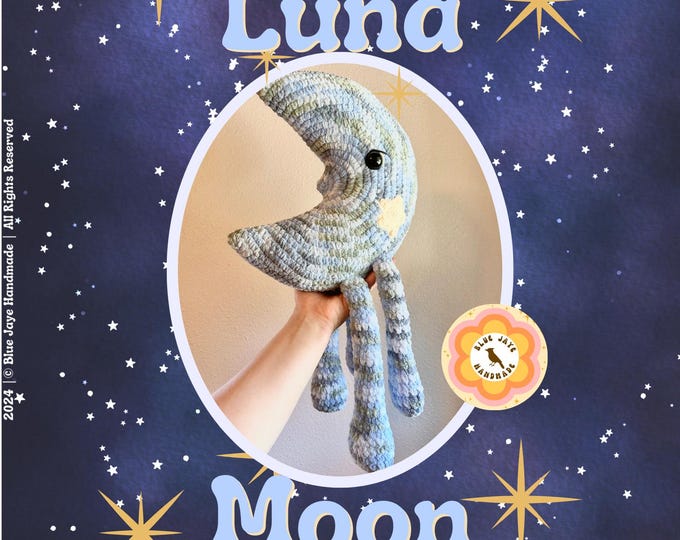 Crochet Moon Pattern - Etsy Canada