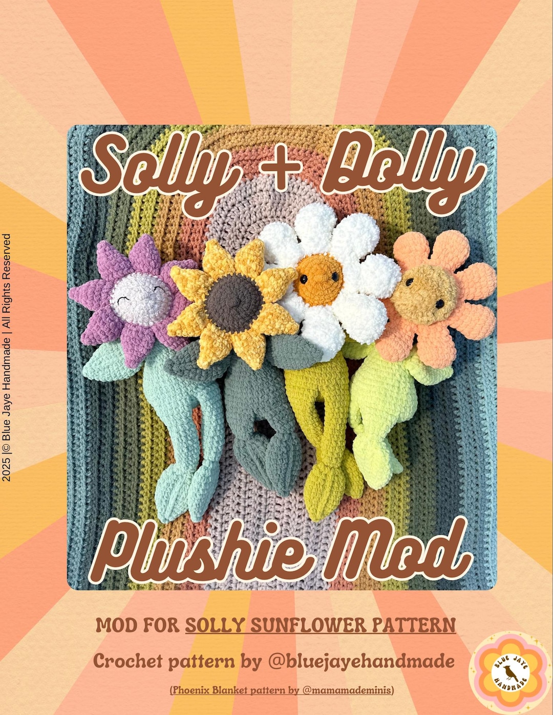 Solly/dolly Plushie Mod Pattern | Solly Sunflower | Dolly Daisy ...