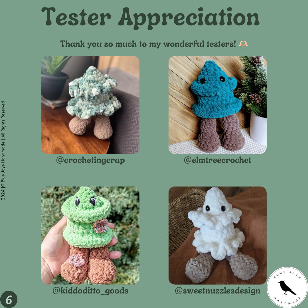 Timber the Tree Crochet Pattern | Amigurumi Groovy Tree - Etsy