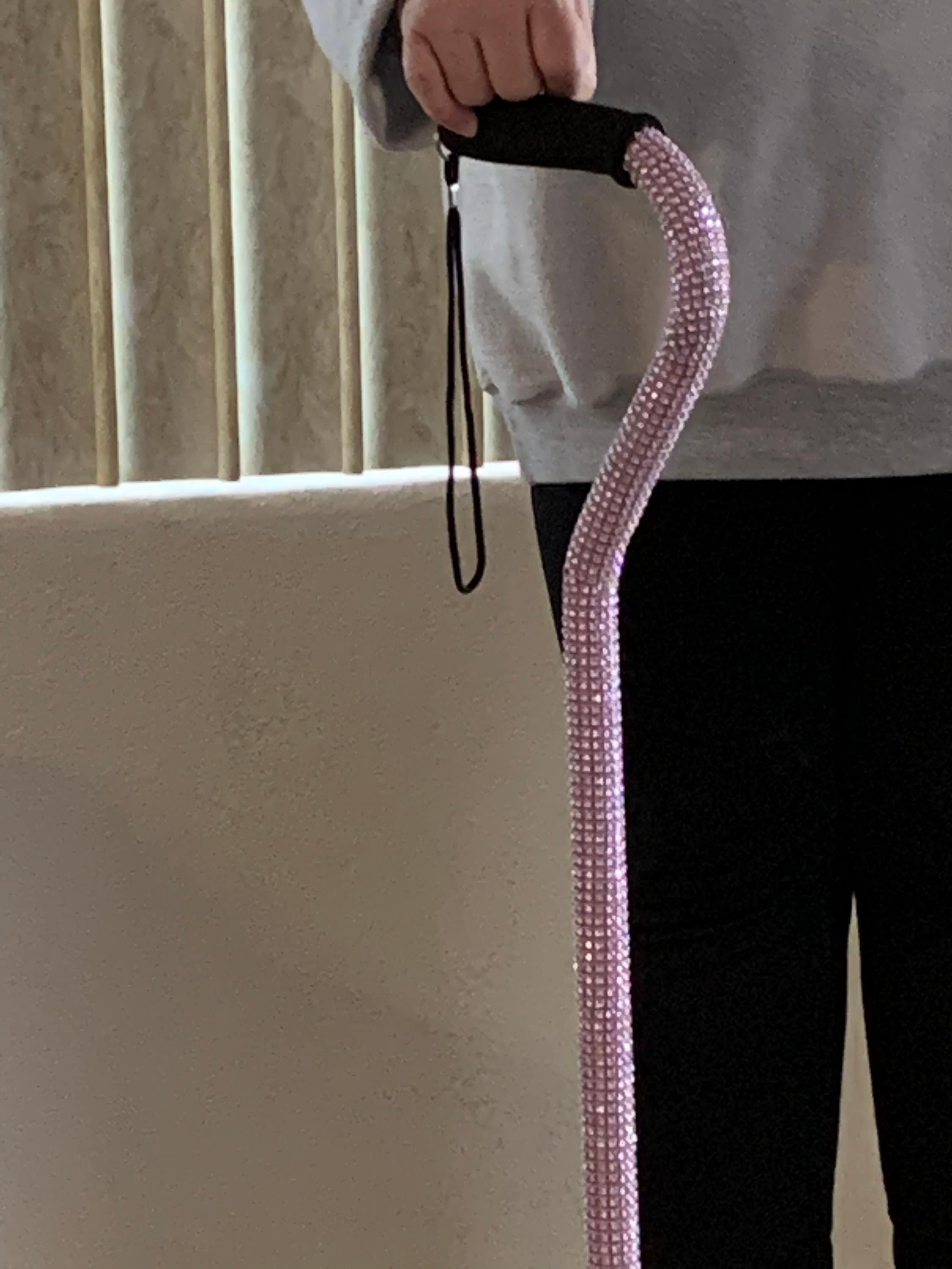 Pink Rhinestone Quad Cane Handmade for Multiple Sclerosis - Etsy