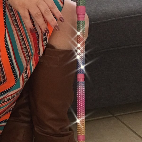 Rhinestone Covered Walking Cane - Etsy