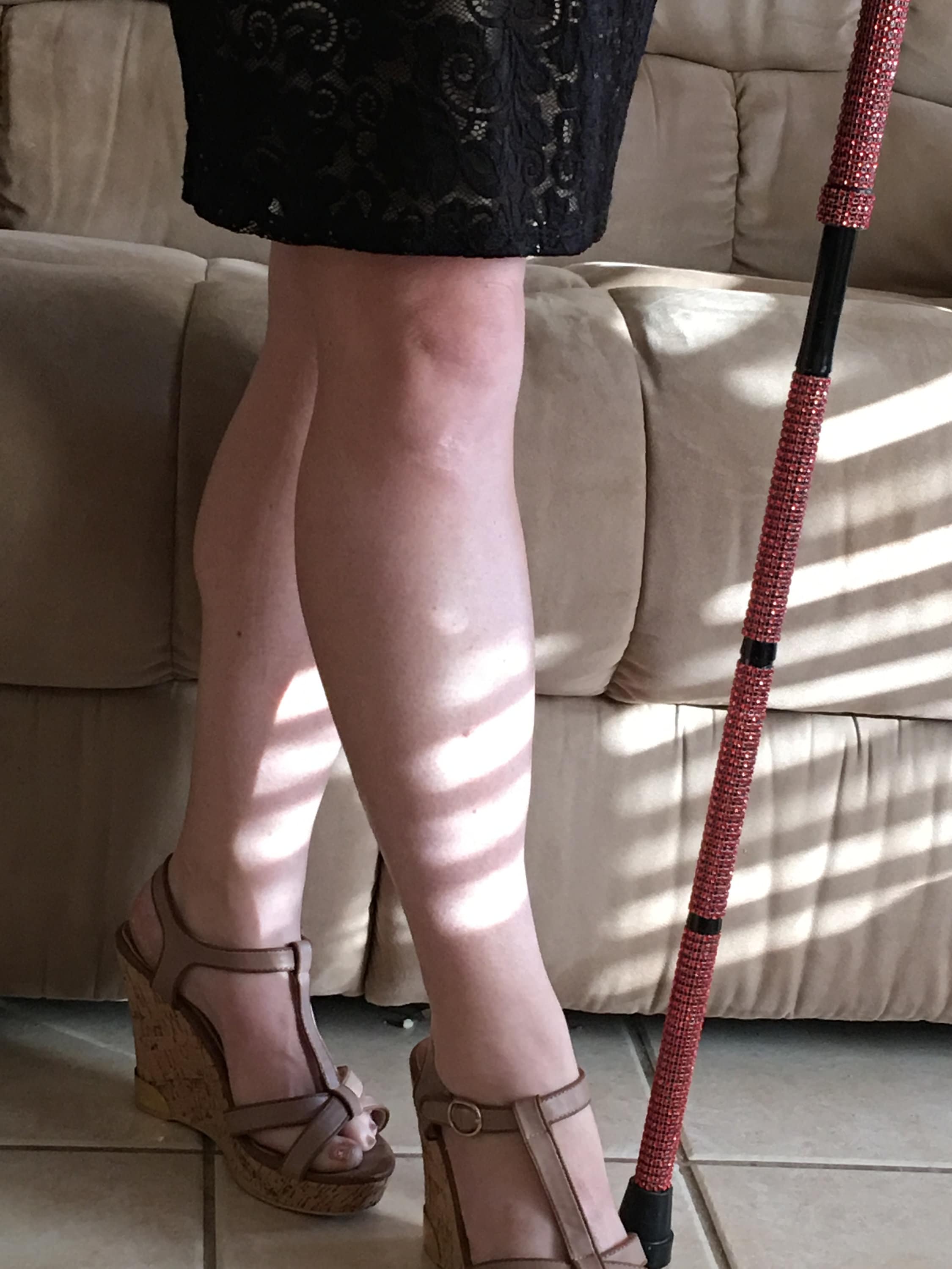 Red Rhinestone Bling Folding Walking Cane Elegant Sparkling | Etsy