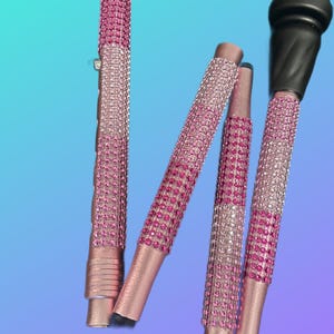 Pink Bling Walking Cane. Three Shades of Pink. Adjustable, Sparkling ...