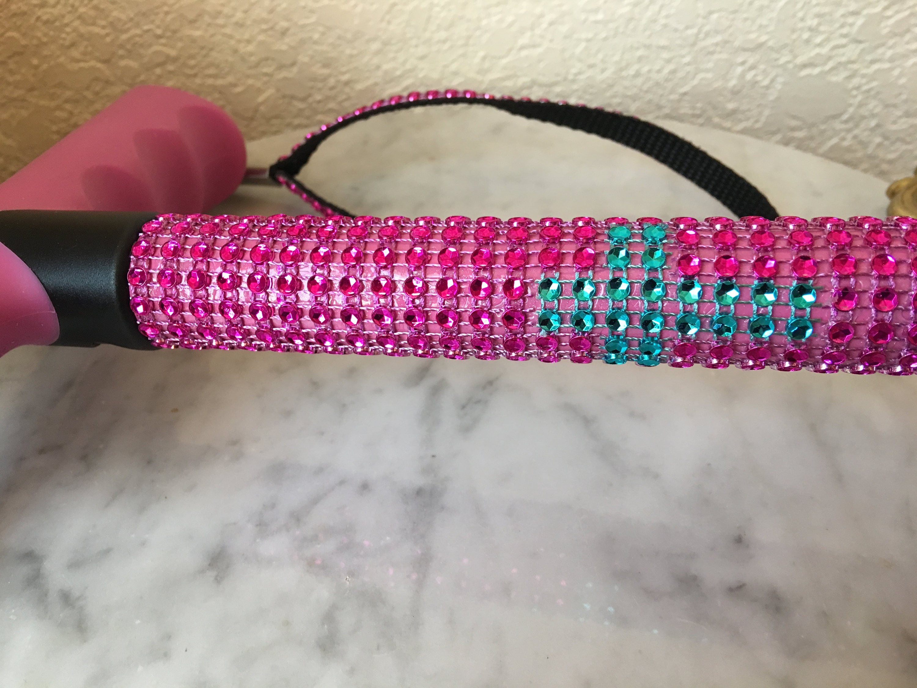 Pink Rhinestone Bling Religious Cross Walking Cane Sparkly | Etsy