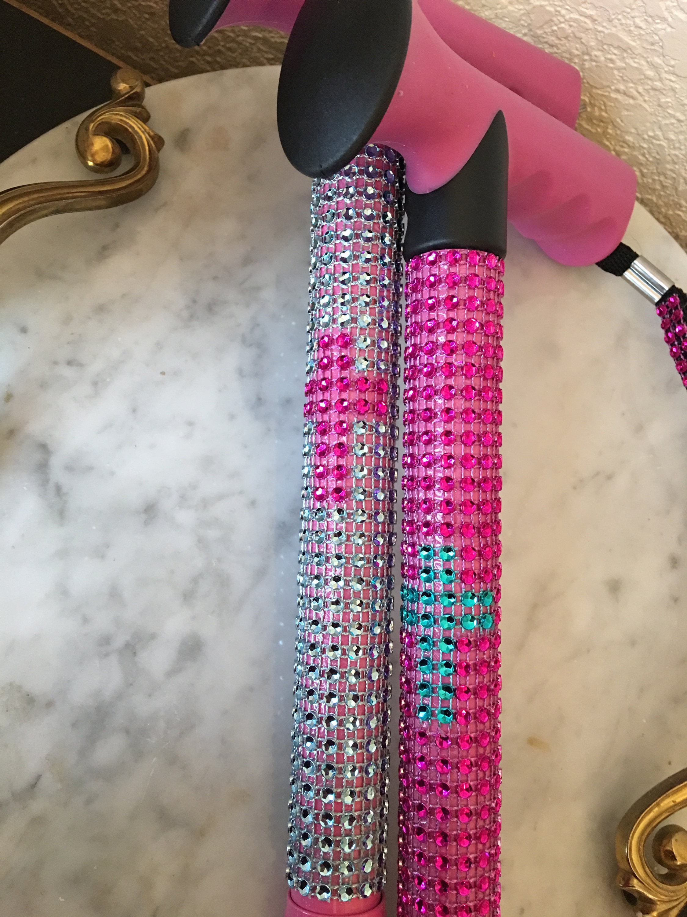 Pink Rhinestone Bling Religious Cross Walking Cane Sparkly - Etsy