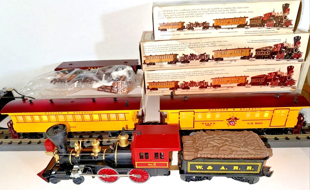 Lionel O Gauge GENERAL Train Set 8701 LOCO & 9551, 9552, 9553 Cars - Etsy