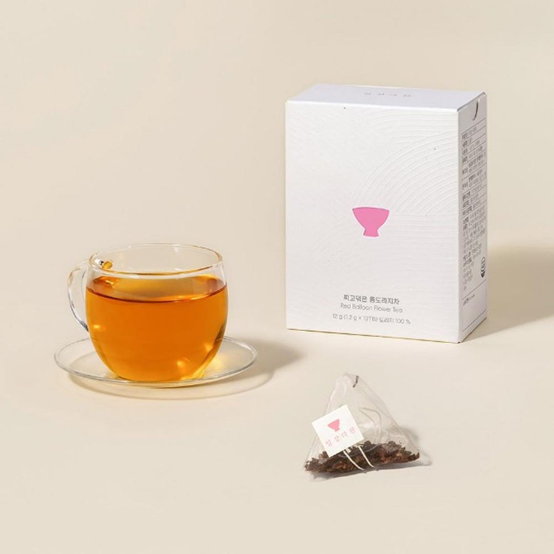 Korean Red Balloon Flower Tea – Savory Herbal Tea Bags - Etsy
