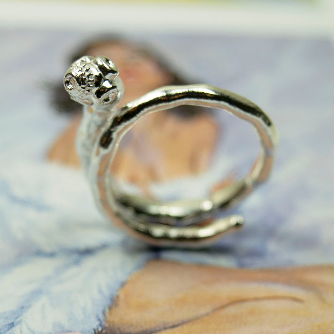 PESTS & Parasites Tapeworm Ring Sterling Silver - Etsy