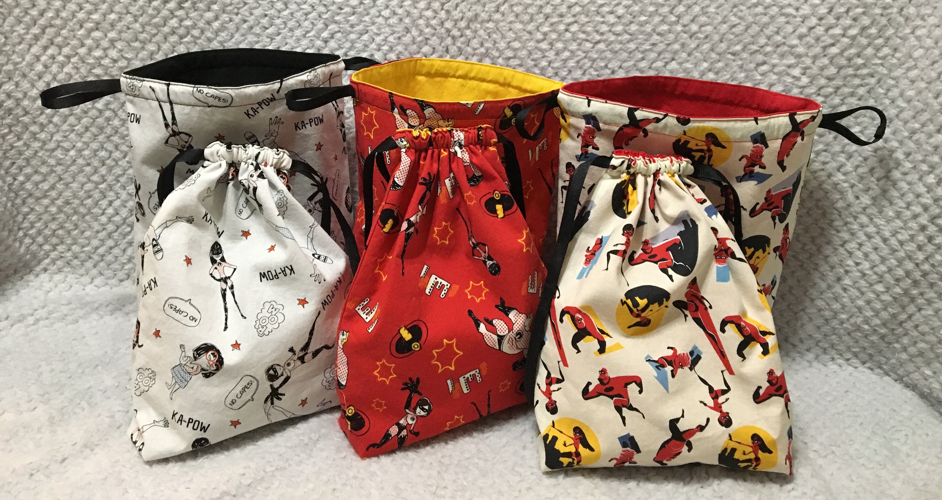 Treasure Bag Made With Licensed Incredibles Fabric - Etsy UK