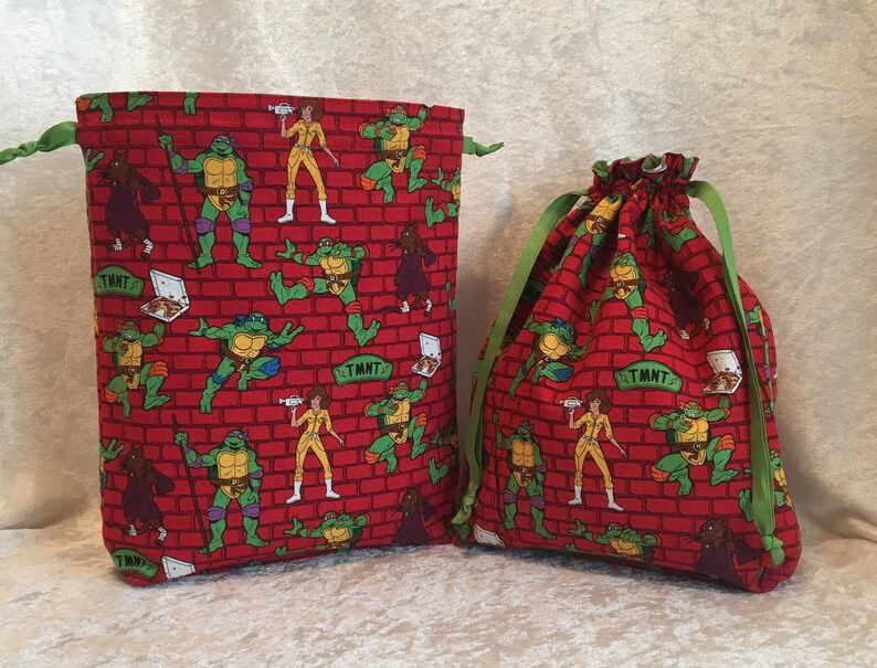 Treasure Bag Made With Licensed TMNT Fabric - Etsy