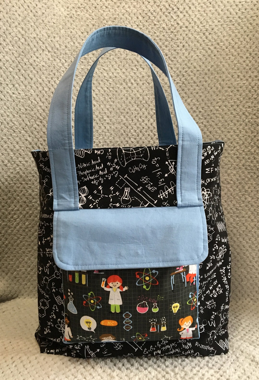 Girls in STEM Tote Bag, Blue - Etsy