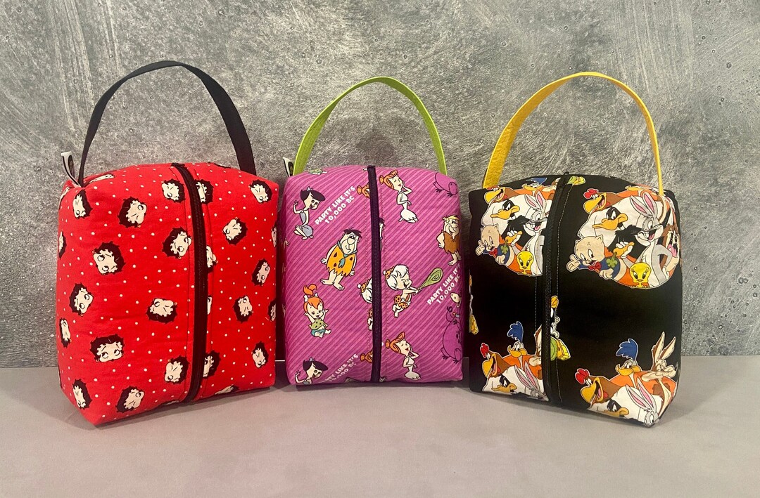 Project Bag Made With Licensed Cartoon Fabric - Etsy