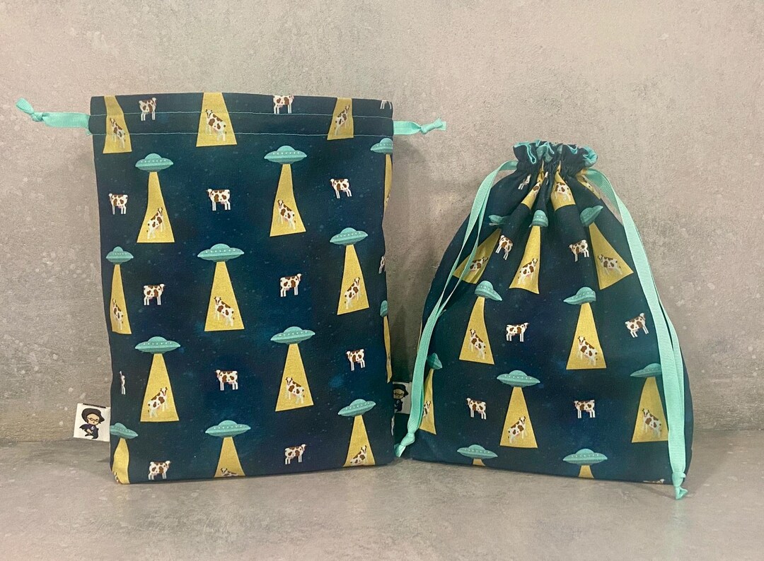 Alien Abduction Cows Treasure Bag - Etsy