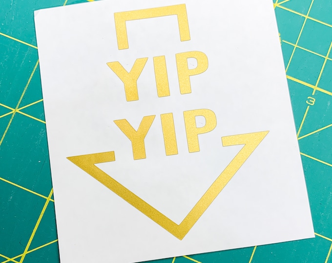 Yip Yip Vinyl Decal Avatar the Last Airbender - Etsy