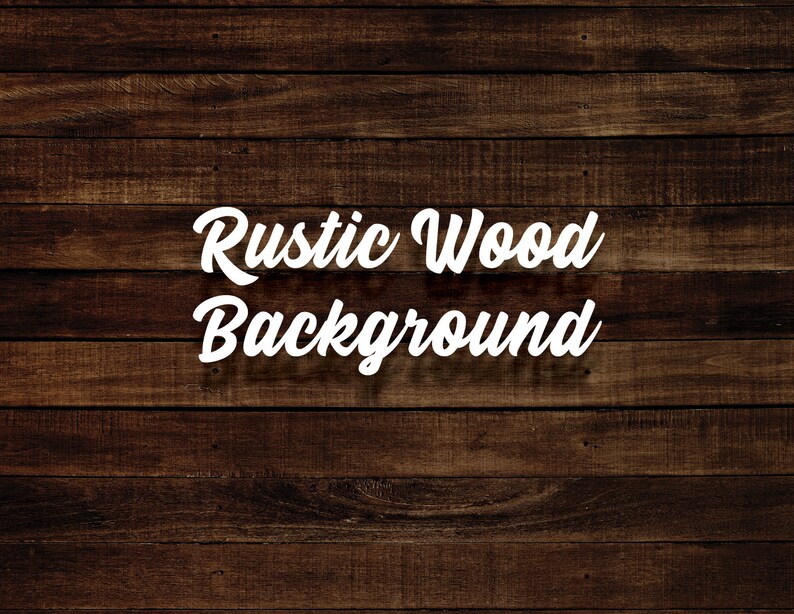 Rustic Wood Custom DIY Banner Signs and Decorations Alphabet | Etsy