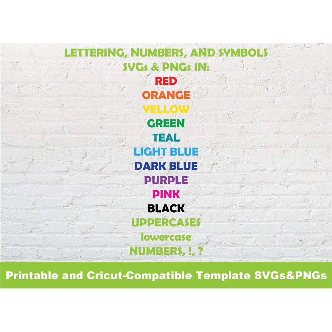 Printable Alphabet Letters Numbers Symbols Create Your Own - Etsy