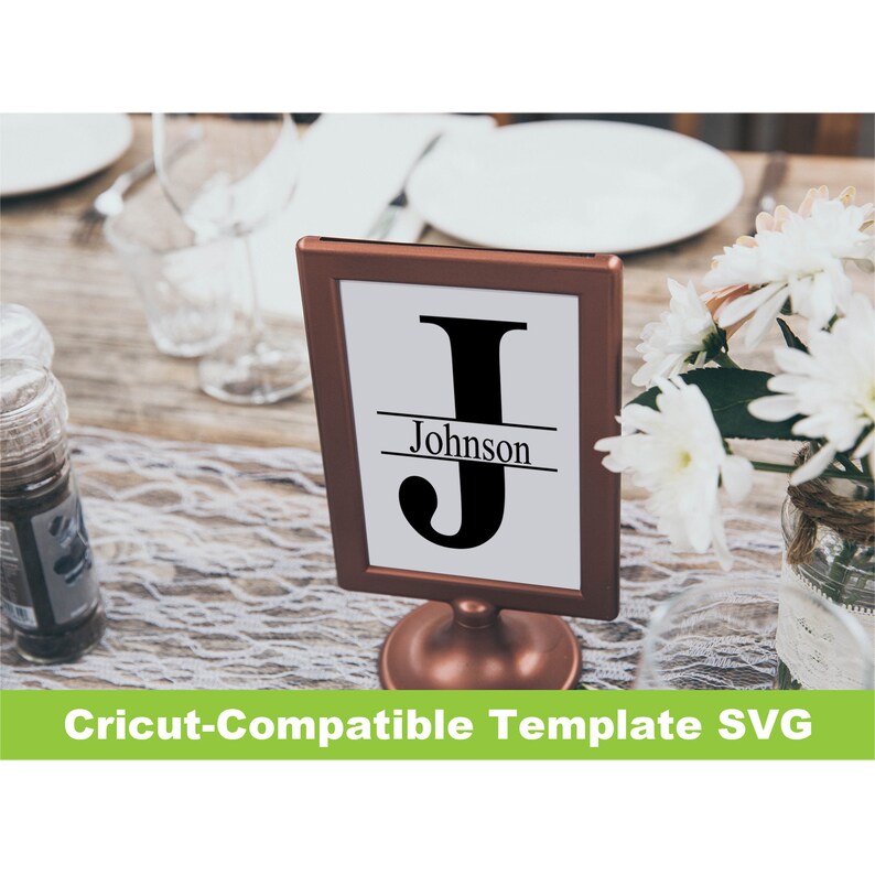 Custom Monogram Compatible Template Name Initial Svg Png DIY - Etsy