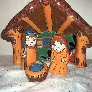 Talavera Nativity Set - Etsy