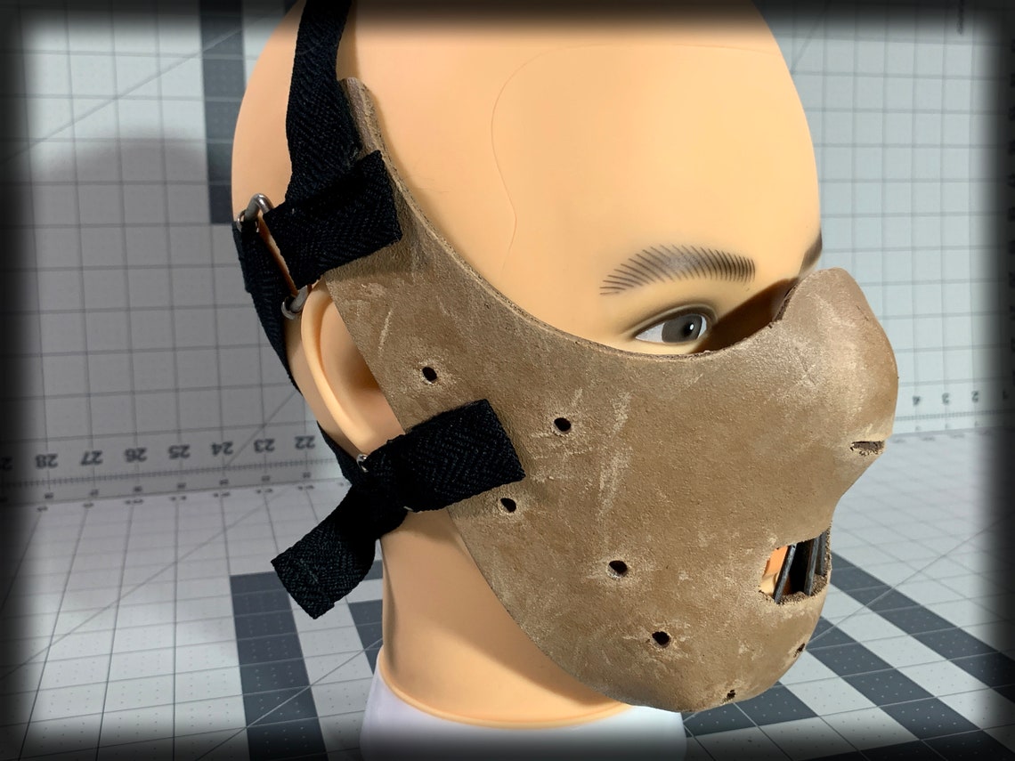 Hannibal Lecter Mask PDF Pattern - EVA Foam Template - the Silence of ...