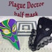 Plague Doctor Mask EVA Foam Template, Halloween Bird Mask - PDF Pattern ...