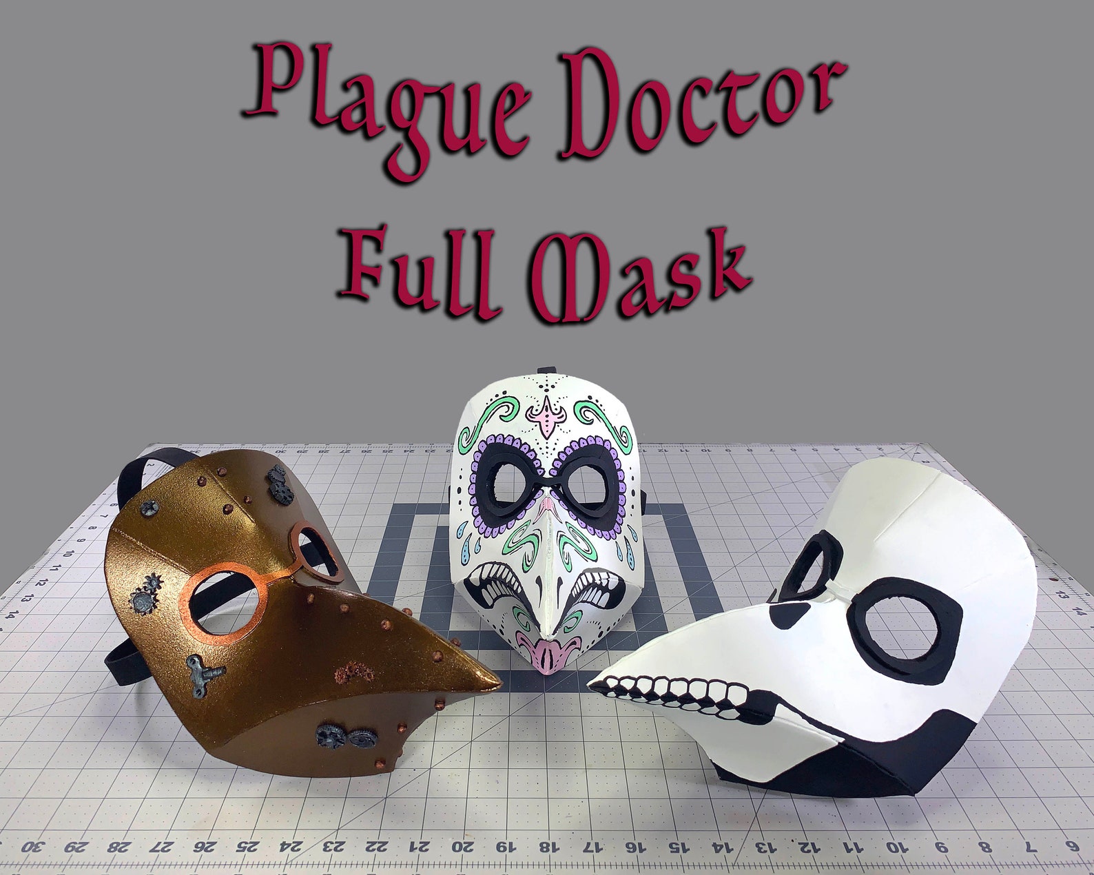 Plague Doctor Mask EVA Foam Template Halloween Bird Mask | Etsy