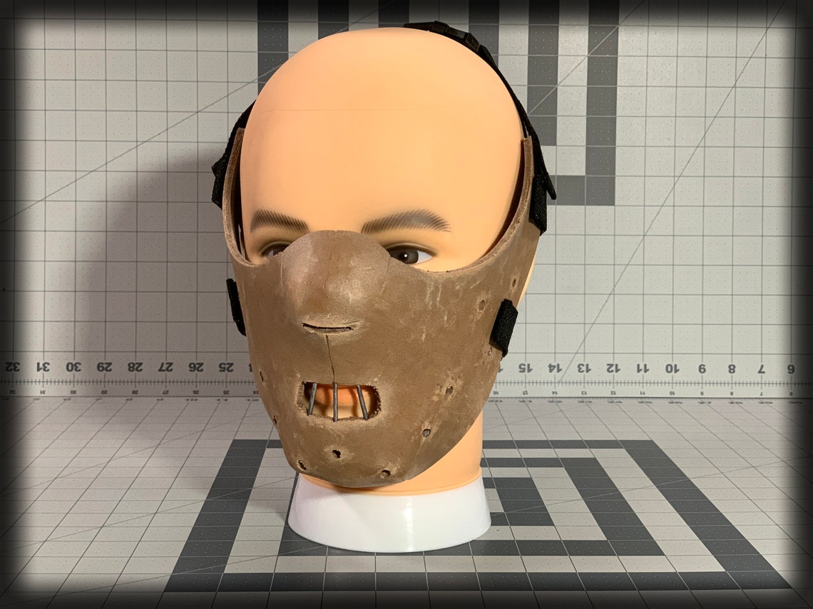 Hannibal Lecter Mask PDF Pattern - EVA Foam Template - the Silence of ...