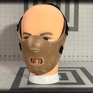 Hannibal Lecter Mask PDF Pattern - EVA Foam Template - the Silence of ...