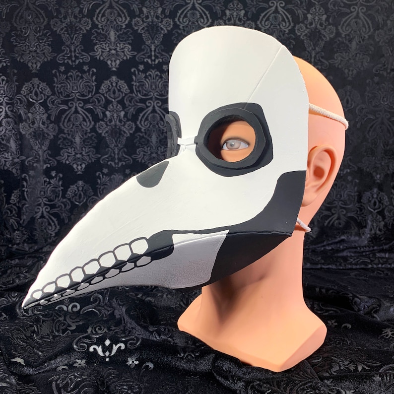 Plague Doctor Mask EVA Foam Template, Halloween Bird Mask - PDF Pattern ...