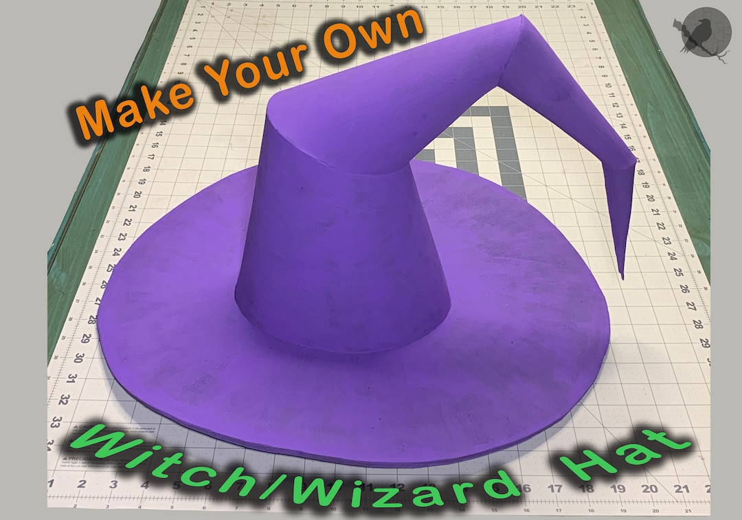 Witch/wizard Hat EVA Foam Template for Halloween - PDF Pattern - Etsy