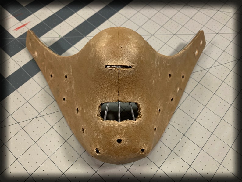 Hannibal Lecter Mask PDF Pattern - EVA Foam Template - the Silence of ...