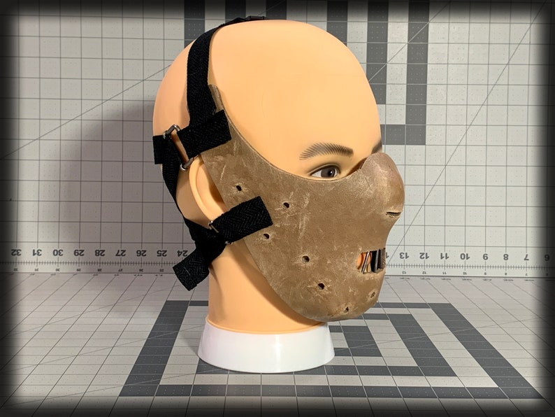 Hannibal Lecter Mask PDF Pattern - EVA Foam Template - the Silence of ...