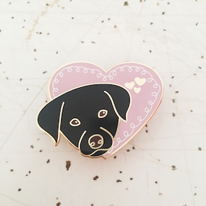 Dog Enamel Pin, Valentines Pin, Enamel Pin, Best Friend, Dog Pin, Gift ...