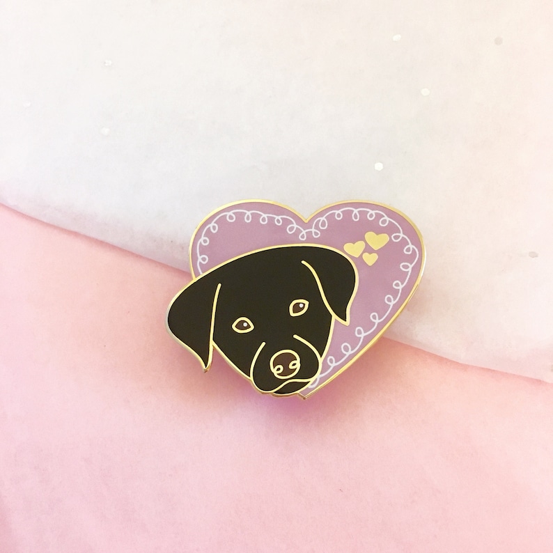 Dog Enamel Pin, Valentines Pin, Enamel Pin, Best Friend, Dog Pin, Gift ...