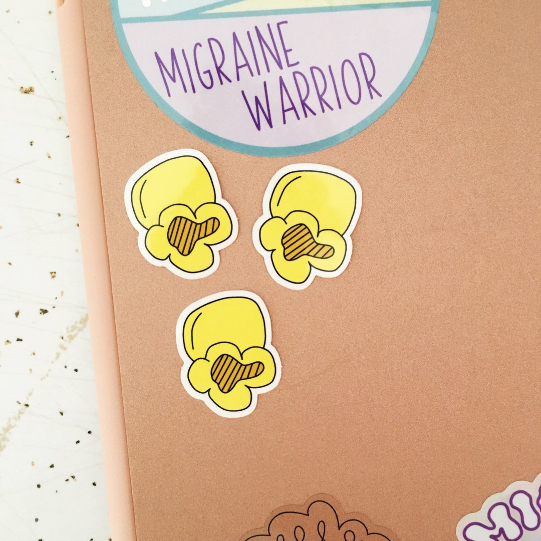 Popcorn Stickers for Laptop, Movie Stickers, Popcorn Stickers for Water ...