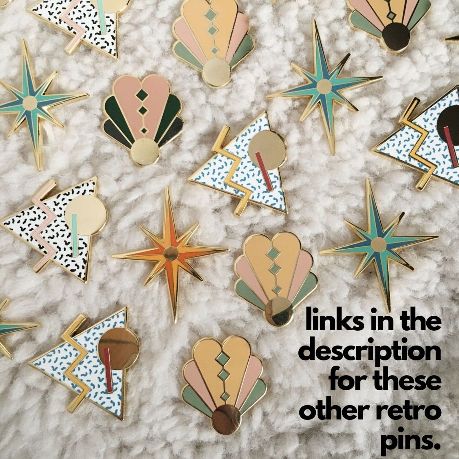 Art deco pin retro art deco design pin art deco enamel pin | Etsy