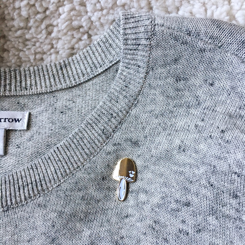 Rainbow Mushroom Enamel Pin Cute Mini Pin Nature Forest Pin - Etsy