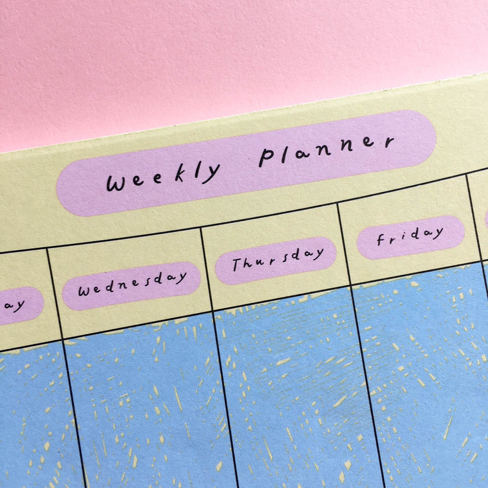 Desk Pad Weekly Planner Pad Planner Notepad Planning - Etsy