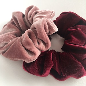 Oversized Velvet Scrunchie, Velvet Scrunchie Pack, Large Fluffy Velvet ...