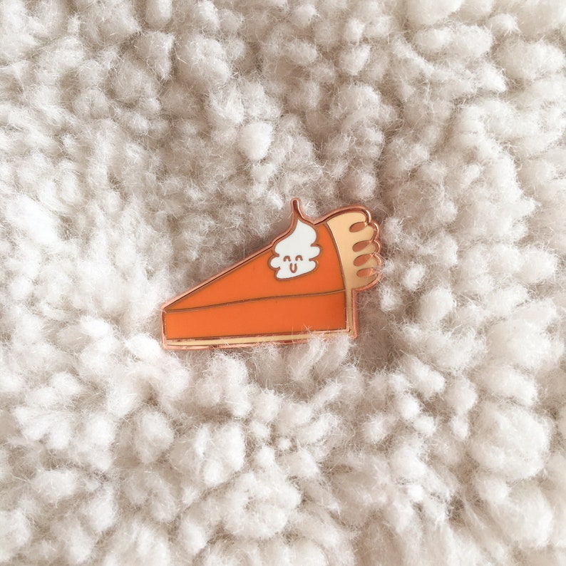 Pumpkin Pie Pin Apple Pie Enamel Pin Cute Fall Pie Enamel - Etsy