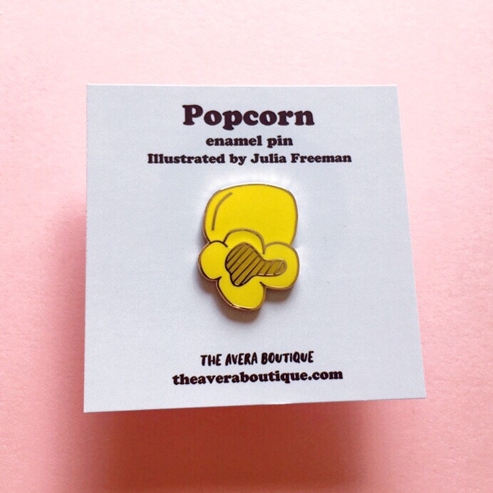 Popcorn Pin Enamel Pin Popcorn Gift Lapel Pin Movie Pin | Etsy