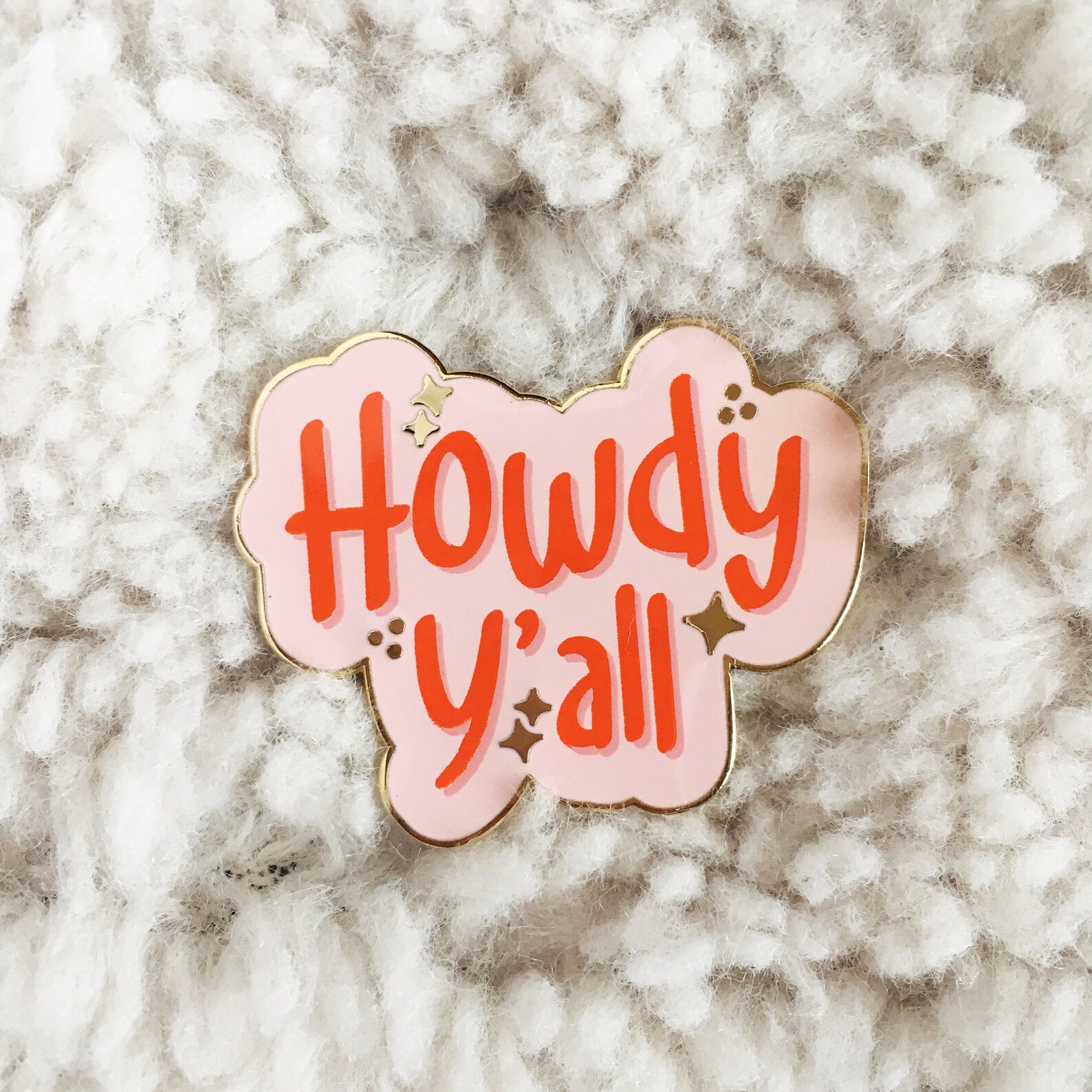 Howdy Yall Pin Howdy Yall Texas Pin Southern Enamel Pin - Etsy