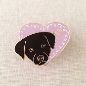 Dog Enamel Pin, Valentines Pin, Enamel Pin, Best Friend, Dog Pin, Gift ...