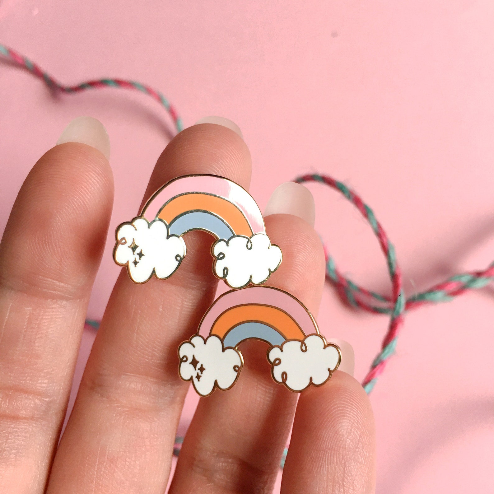 Rainbow Pin Christian Rainbow Pin Rainbow Pin Small Cute | Etsy
