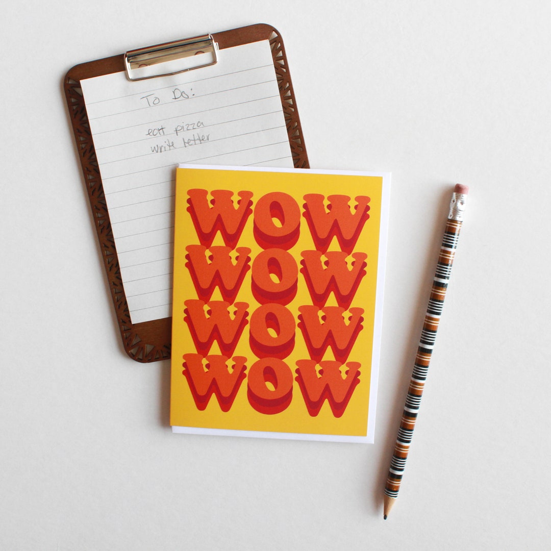 Wow, Congratulations Card, Congrats Greeting Card, House Warming Card ...