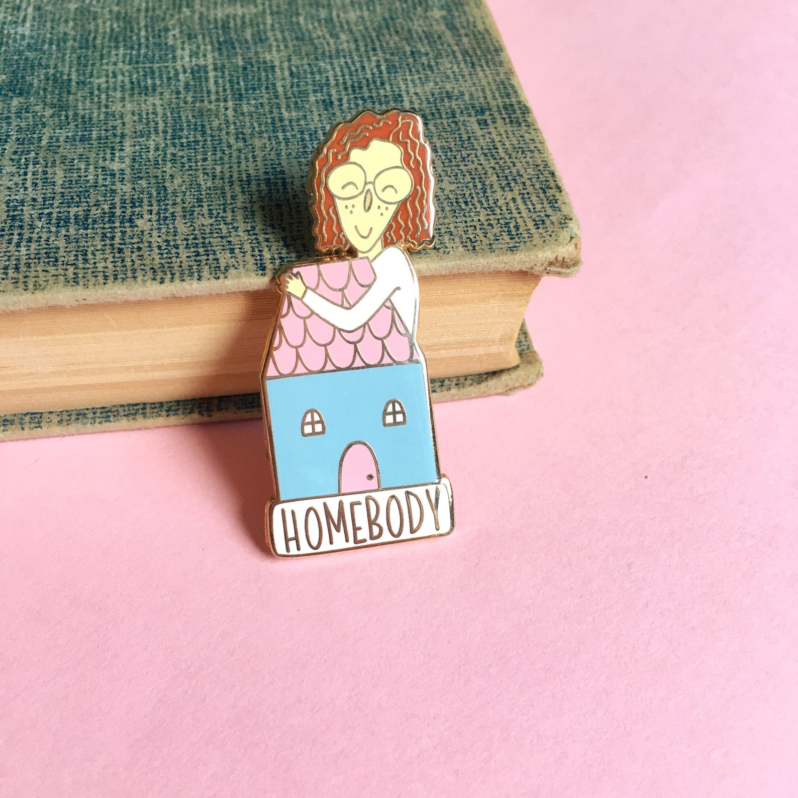 Introvert Pin Enamel Pin Homebody Pin Introvert Gift - Etsy